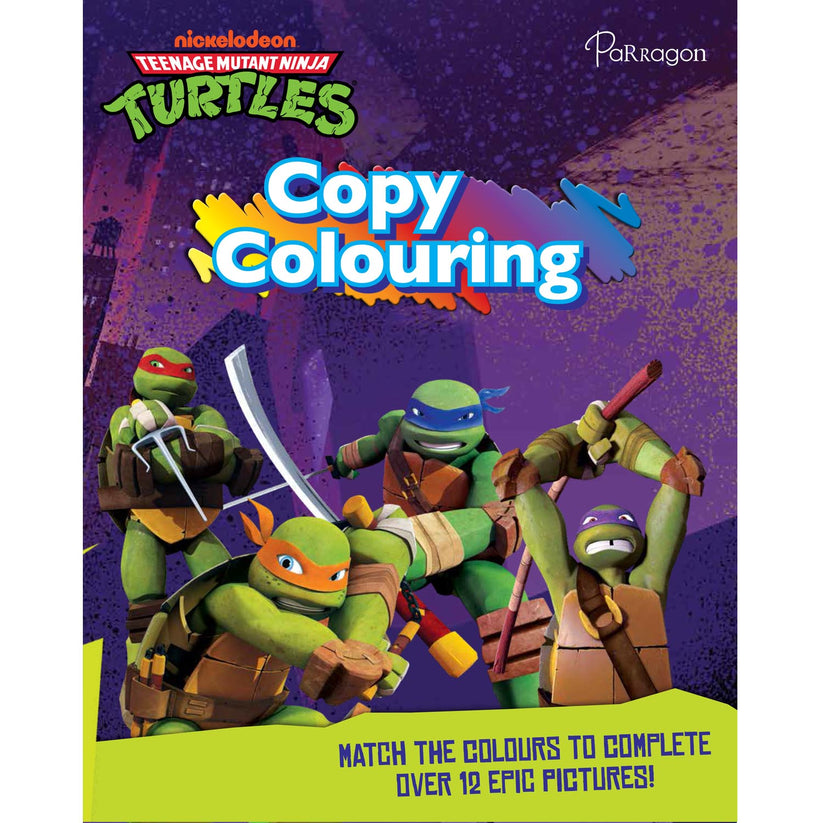 Teenage Mutant Ninja Turtles Copy colouring | Colouring book | Turtles ...