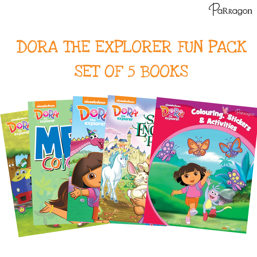 Dora the Explorer Fun Pack of Activity| Story book| Colouring| Sticker ...