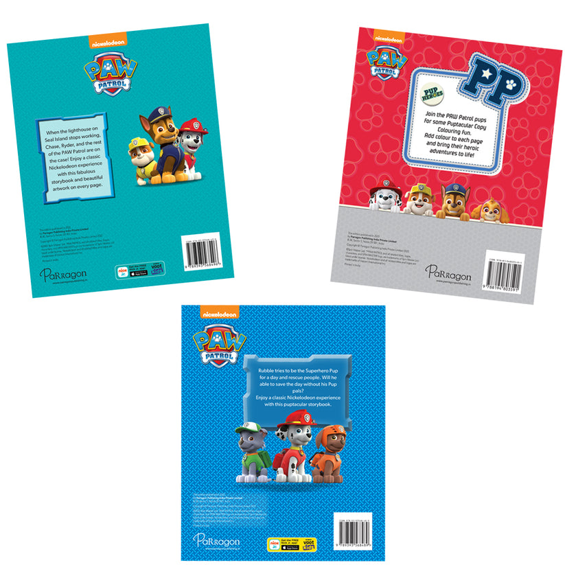 PAW Patrol Puptacular Story & Colouring Set (Set of 3 Books) [Paperbac ...