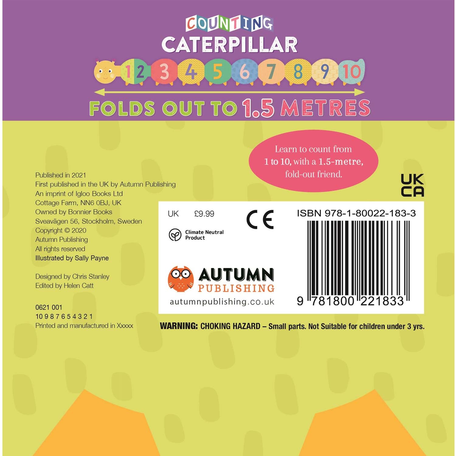 Counting Caterpillar [Board book] Autumn Publishing – Parragon Publishing