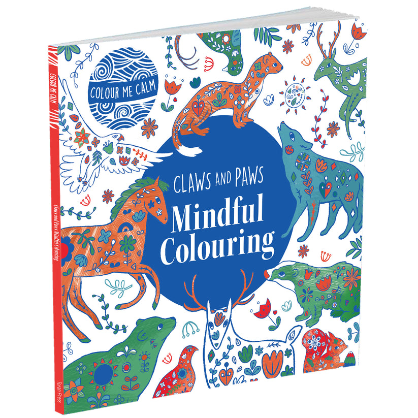 Claws and Paws Mindful Colouring | Colour me calm | Colouring book | I ...