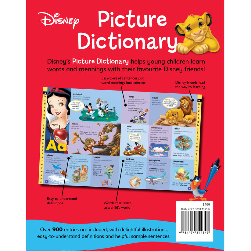Disney Picture Dictionary [Hardcover] – Parragon Publishing